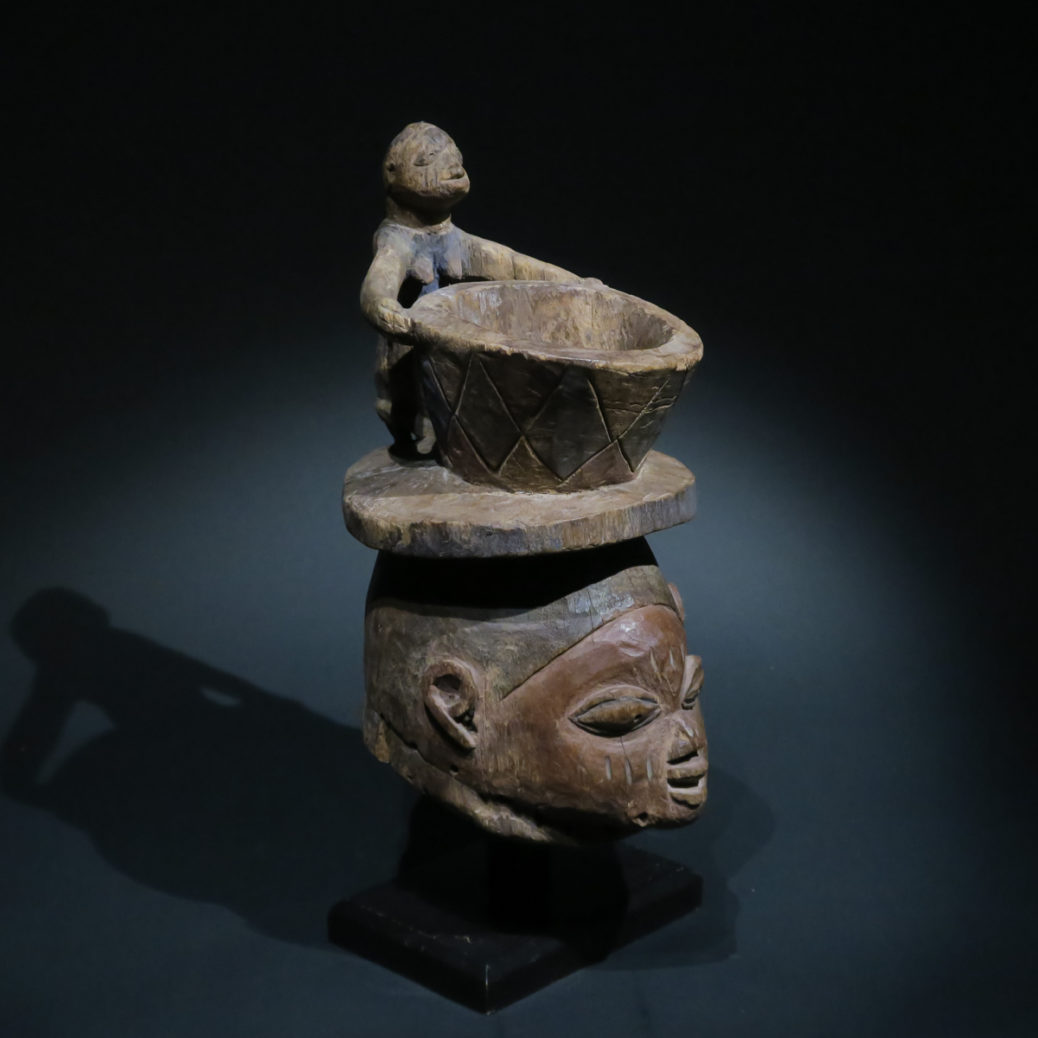 Gelede Yoruba mask, tribal art from Benin